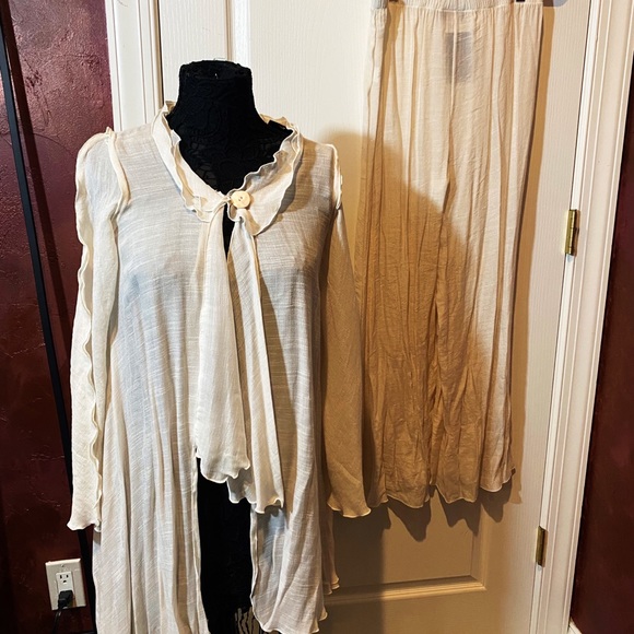 Lee Andersen | Pants & Jumpsuits | Nwt Lee Andersen Spring Xanadu Cream ...